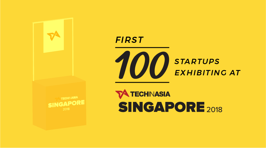 100 startups exhibiting at Tech in Asia Singapore 2018’s Startup Factory