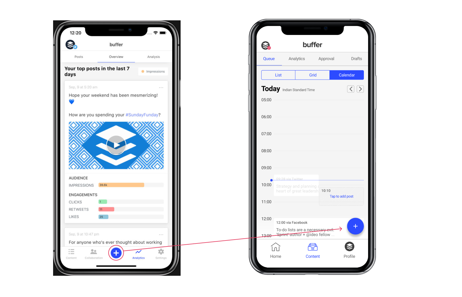 Redesigning Buffer : A UX case study