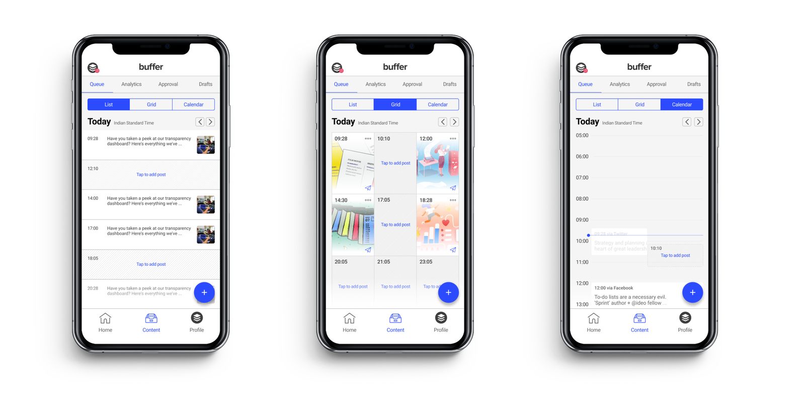 Redesigning Buffer : A UX case study