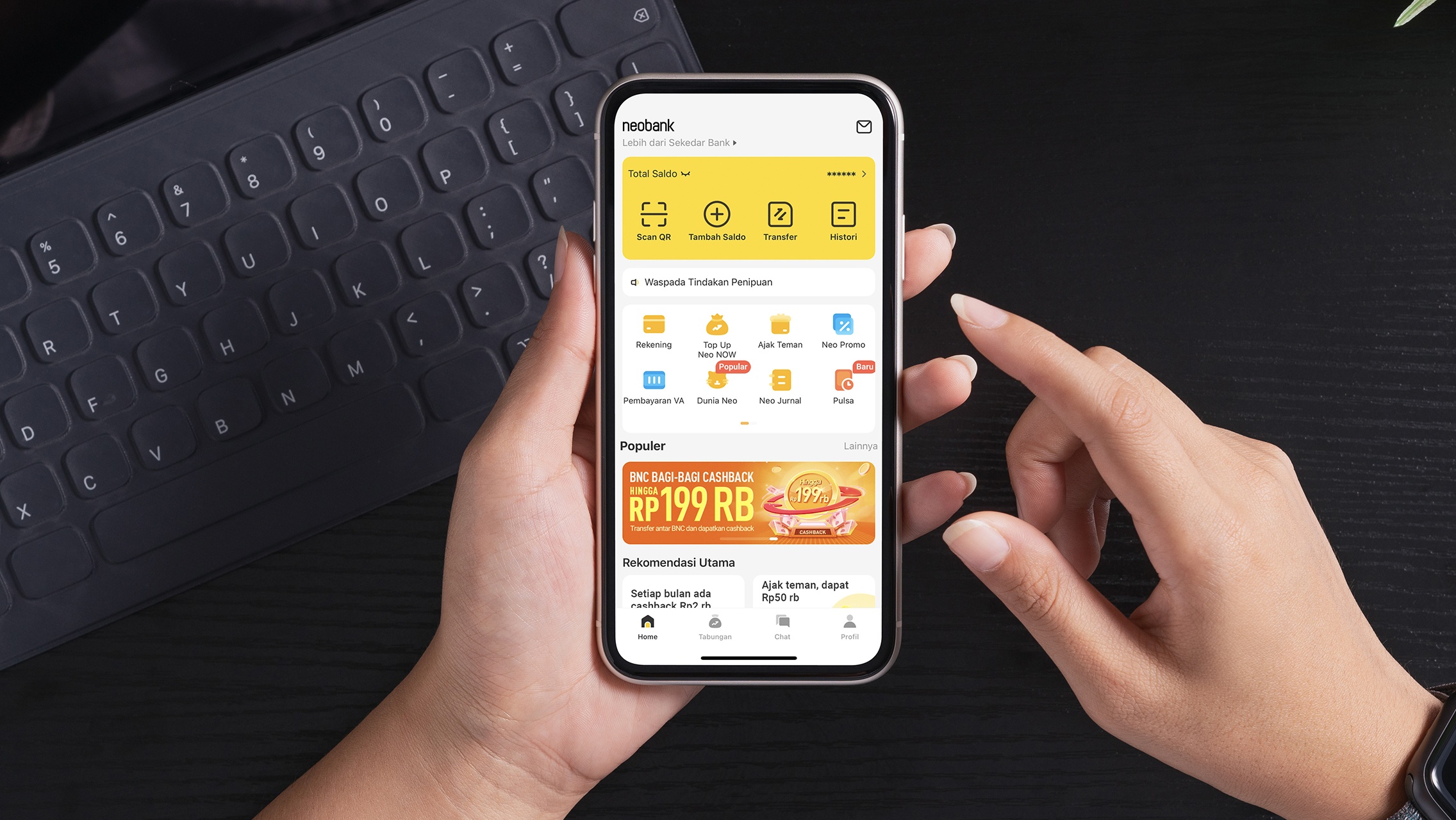 Bank Neo Commerce is profitable in June 2022