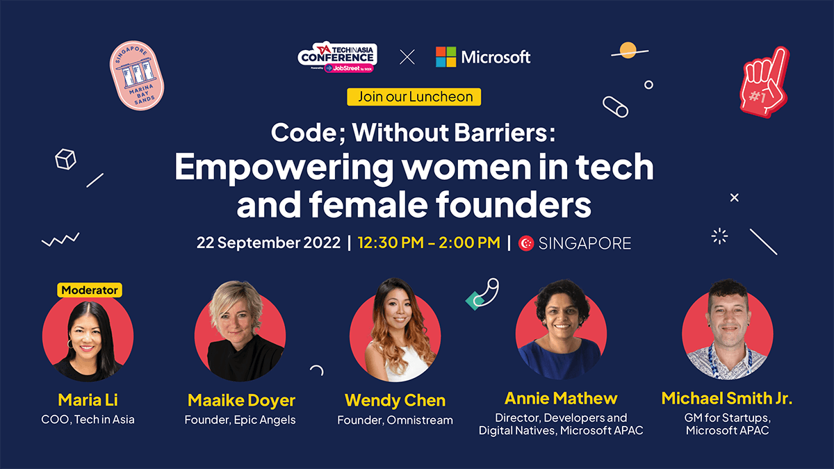 [TIA Conference Luncheon] Code Without Barriers: Empowering women in tech and female founders