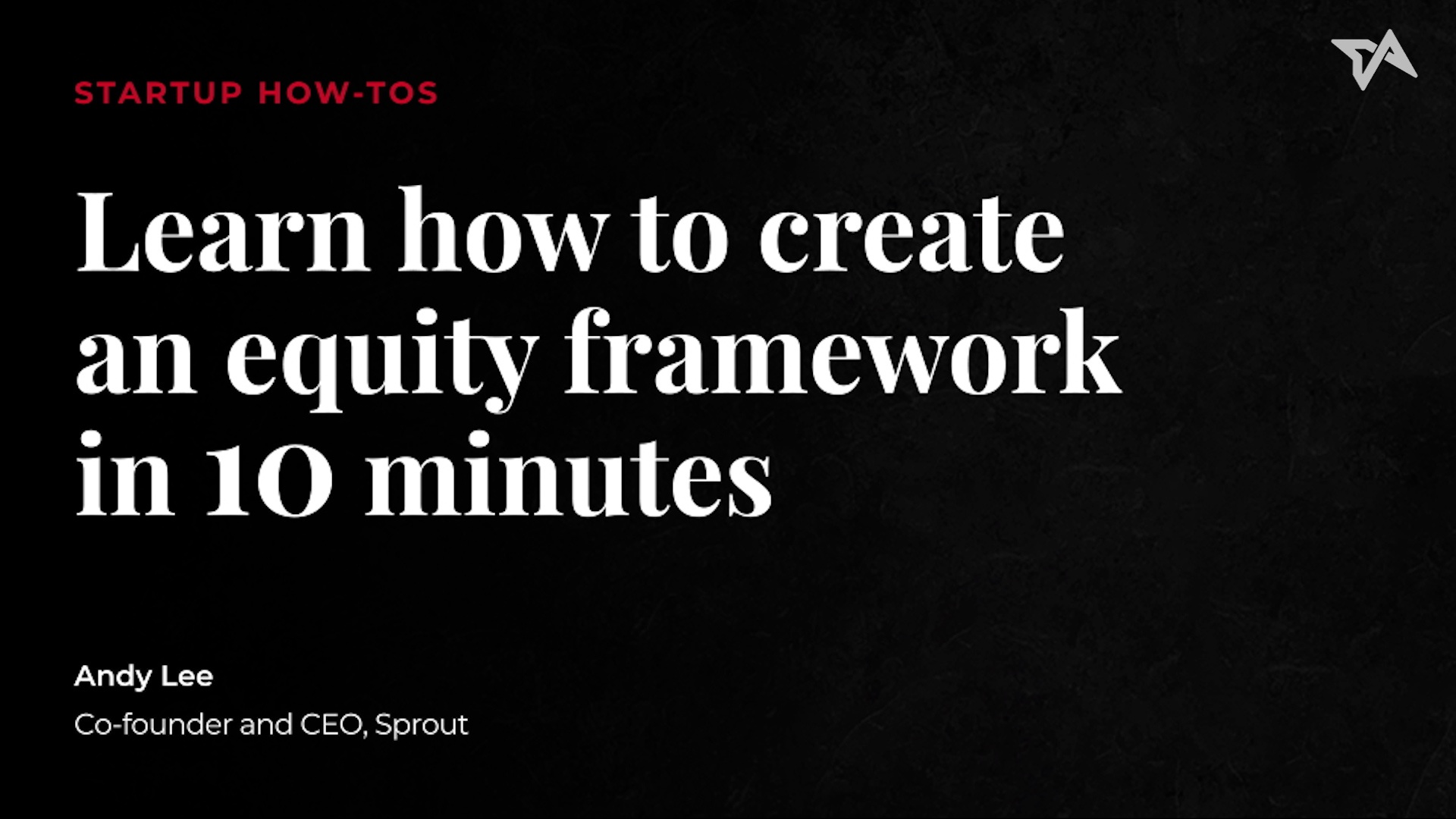 Learn how to create an equity framework in 10 minutes - Tech in Asia