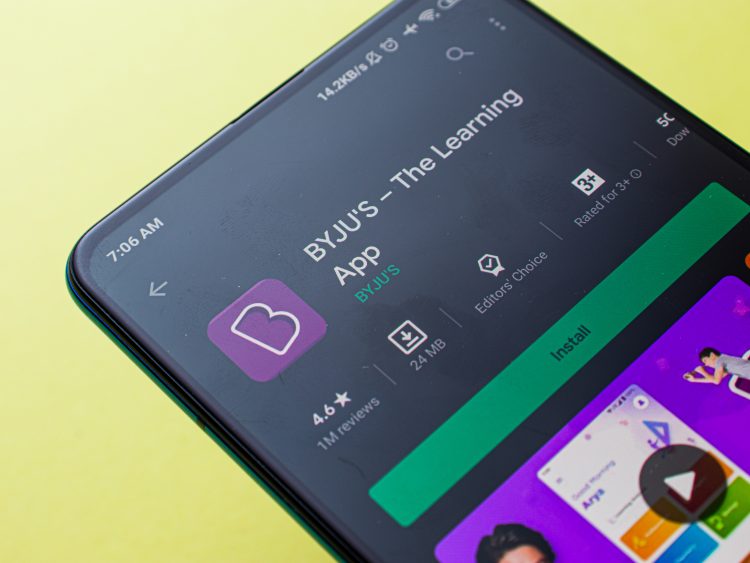 Byju’s app removed from Google Play Store over legal issues