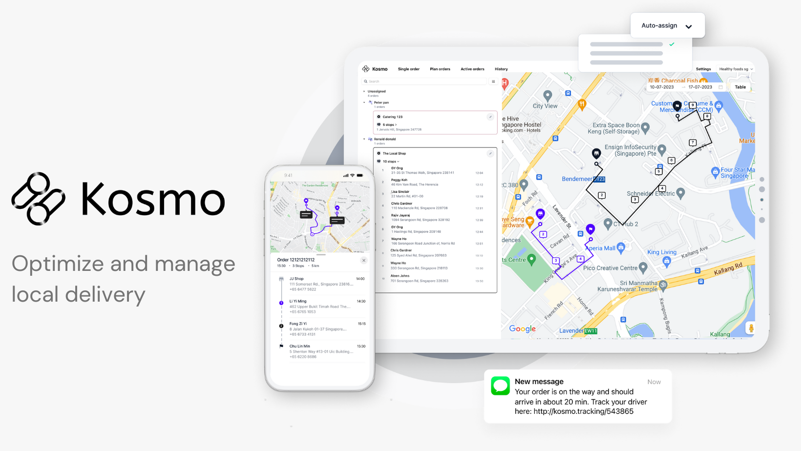 Kosmo launches fleet and route optimization platform for local business