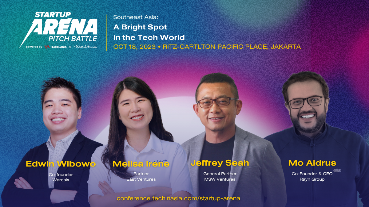 Presenting the judges for this year’s Startup Arena Pitch Battle