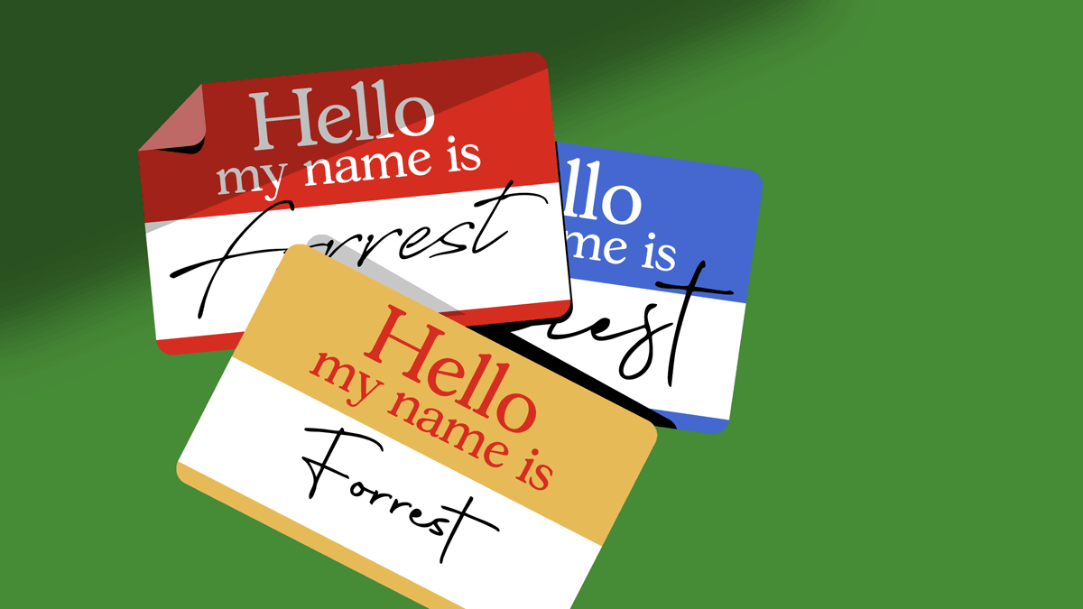 Forrest, meet Forrest