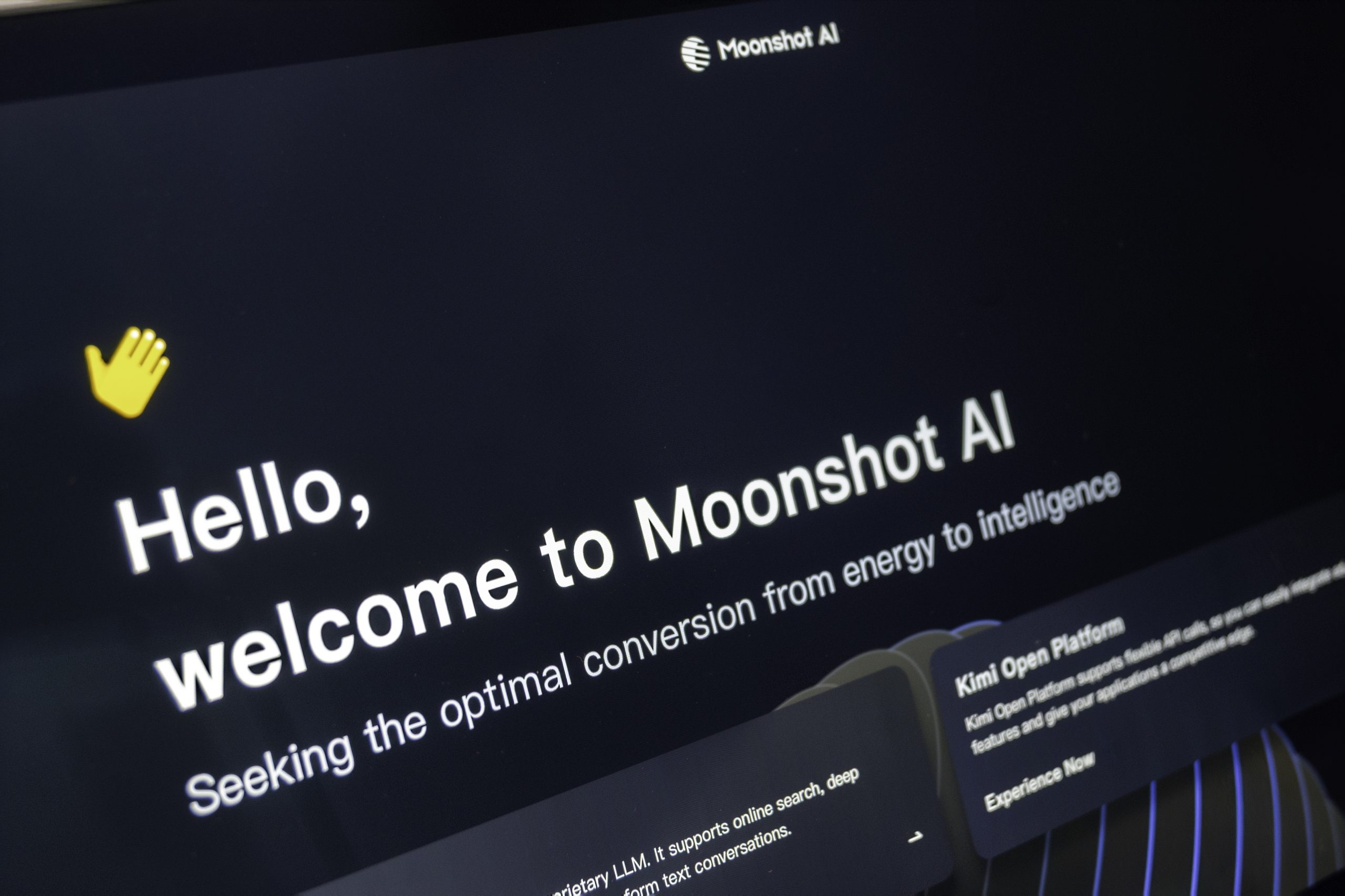 China’s infrastructure seen as key AI advantage: Moonshot AI